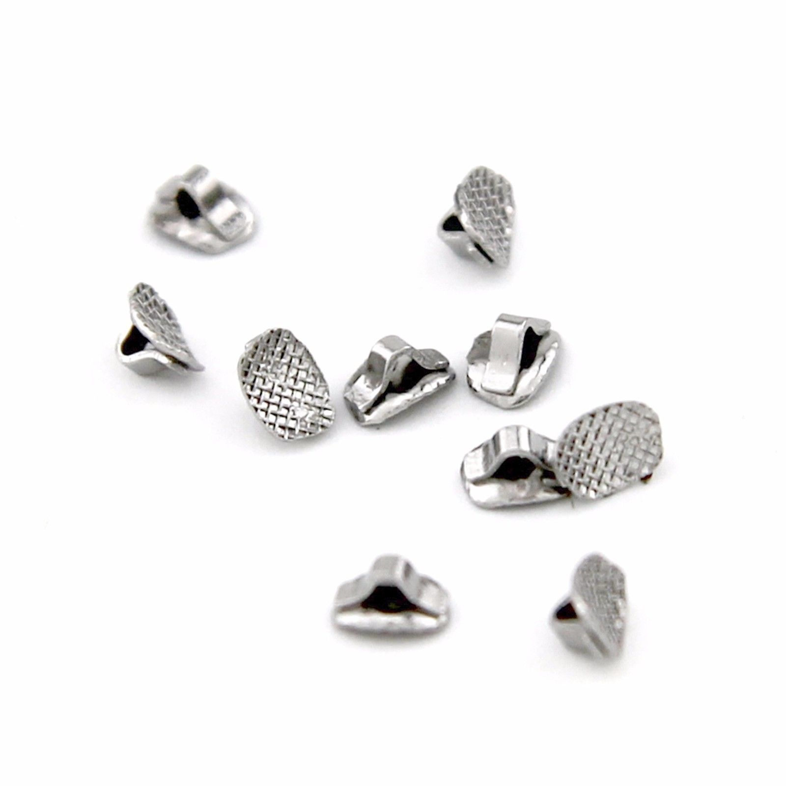 10 Pcs Orthodontic Direct Bonding Eyelets Rectangular Base Crimpable ...