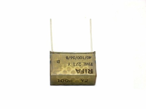 1x RIFA Kondensator 100nF Y2 250V~ SH, PME 271 Y, RM 25 (0,1µF,uF)B57 ...