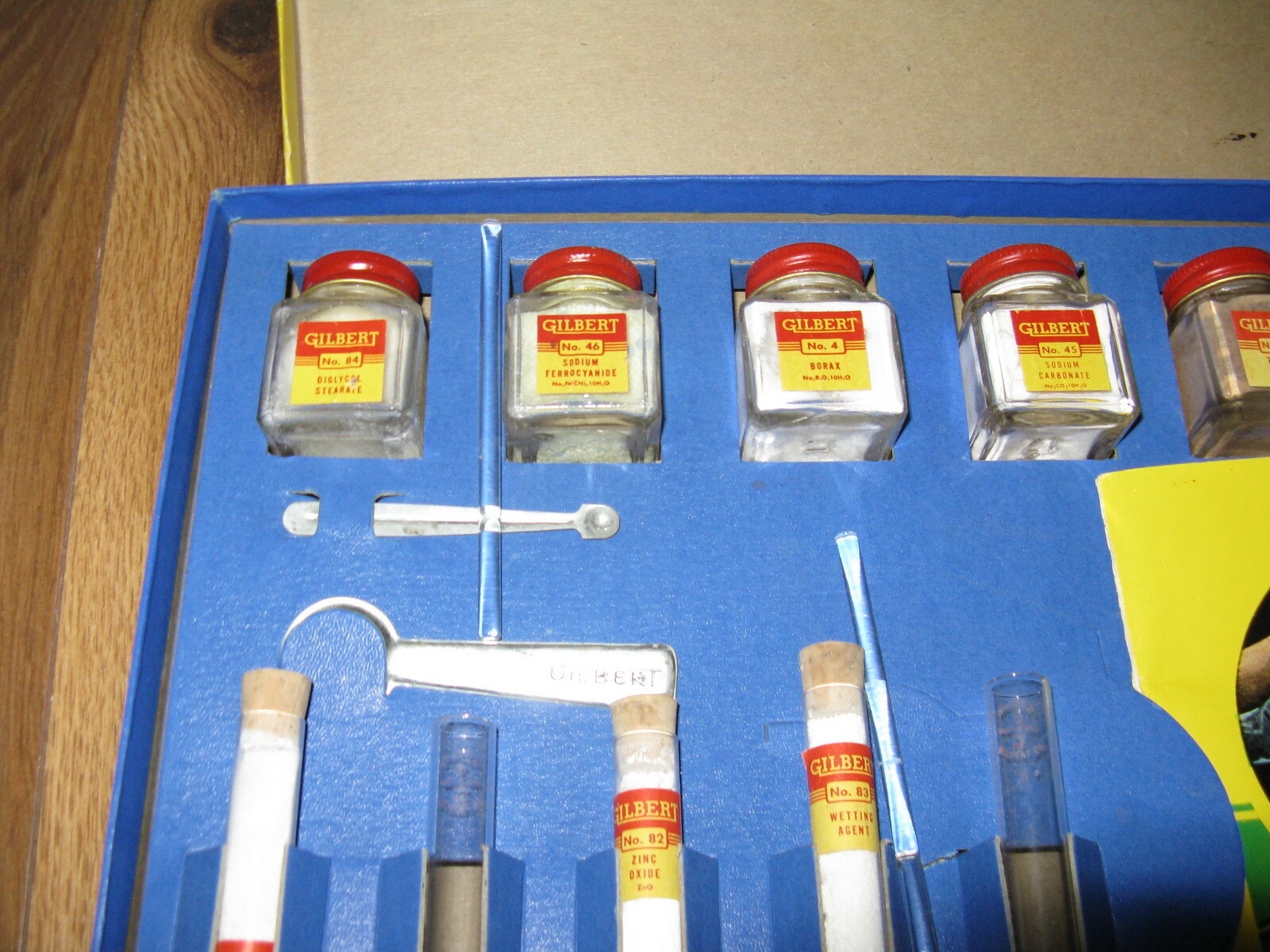 Antique Vintage 1950s Gilbert Chemistry Outfit 5007 Used with Box Rare ...