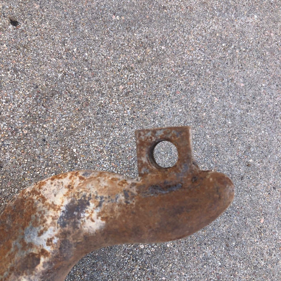 Vintage snatch block pulley 24” X 10 Steel Metal Hook - Brutalist - Man ...