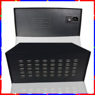 40-port USB charging station Max output power 200W 5V/40A hub 100-240V ...