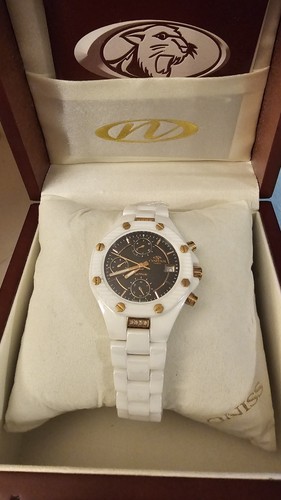 Oniss Womens White Ceramic Watch NIB | eBay