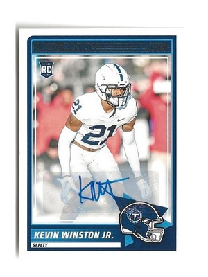 2025 Panini Score Kevin Winston Jr. Auto SP RC Tennessee Titans | eBay