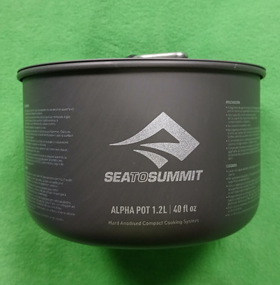 Sea to Summit Compact Lightweight Aluminum Alpha Cook Pot 1.2 Liter ...