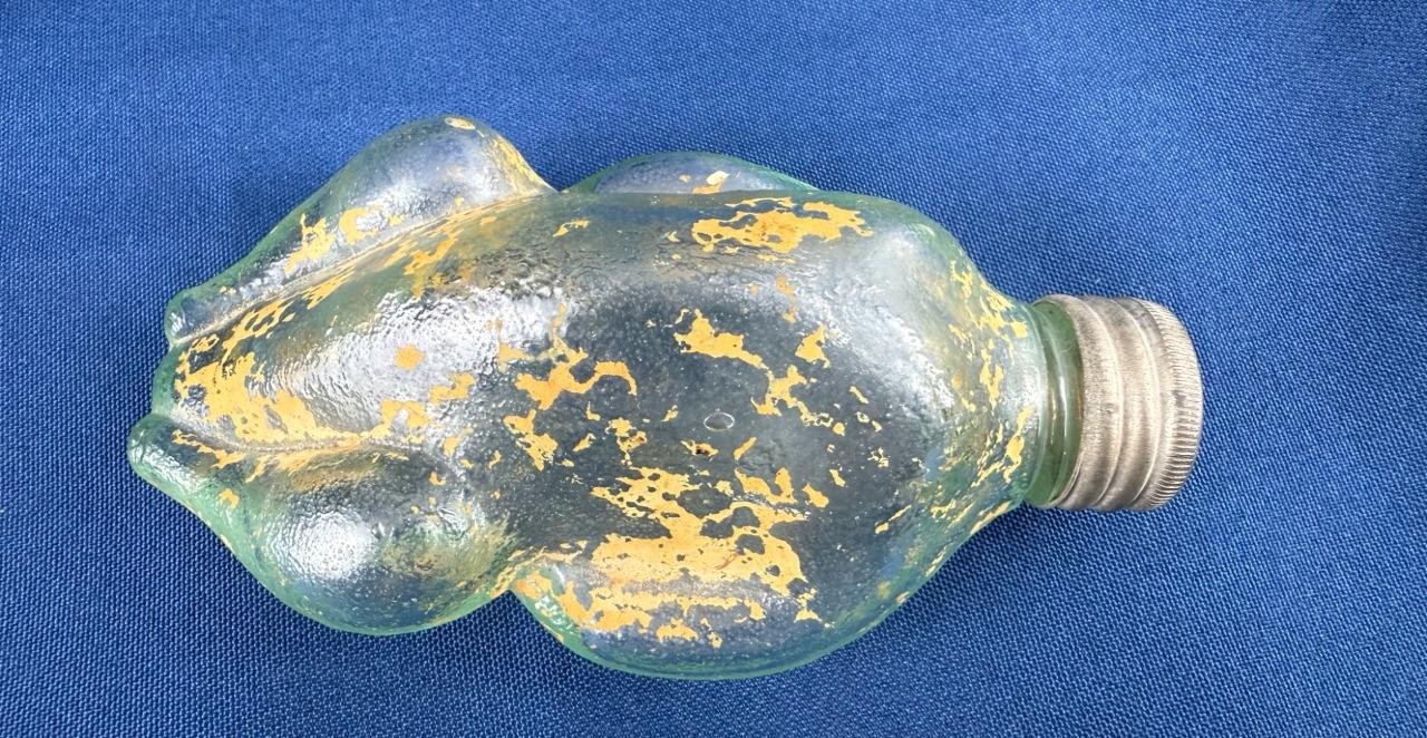 Rare William Foust Distillery Whiskey Figural Roast Turkey Glass Bottle ...