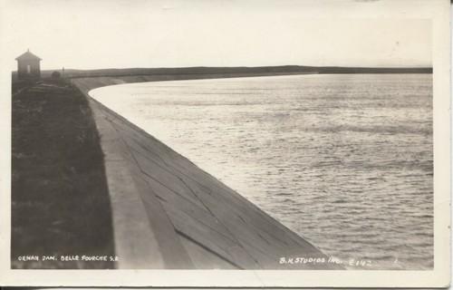 Real Photo Postcard RPPC Orman Dam Belle Fourche South Dakota | eBay