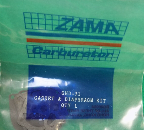 ZAMA CARBURATOR REBUILD KIT - GND-31 GASKET & DIAPHRAGM KIT - NOS | eBay