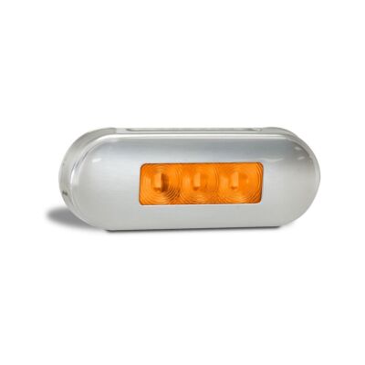LED Autolamps Side Direction Indicator Light LED Amber 12/24VChrome ...