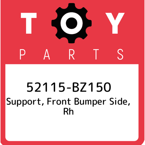 52115-BZ150 Toyota Support, front bumper side, rh 52115BZ150, New ...