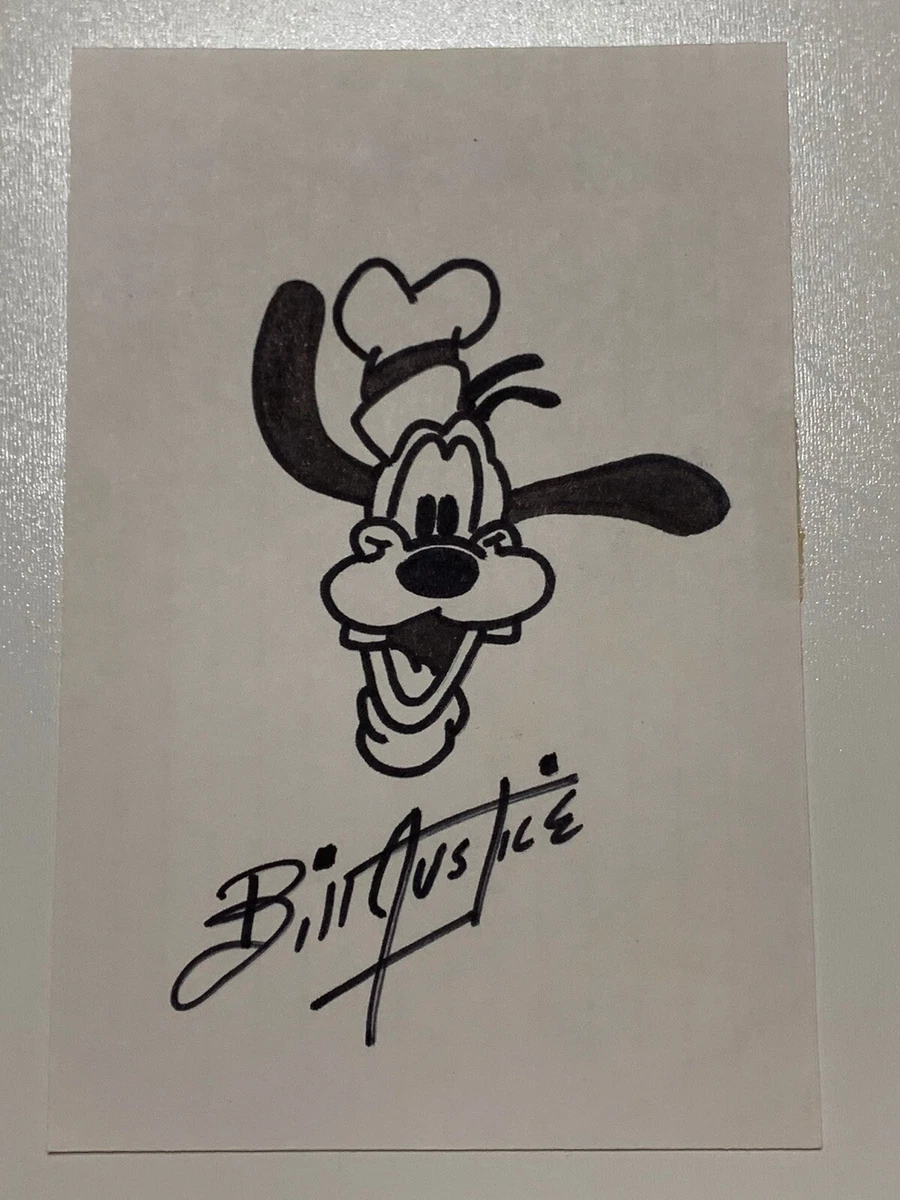 Goofy Autograph