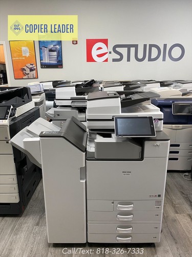 Ricoh IM C4500 (45k Meter) Color Copier Printer Scanner Tri-Fold Staple ...