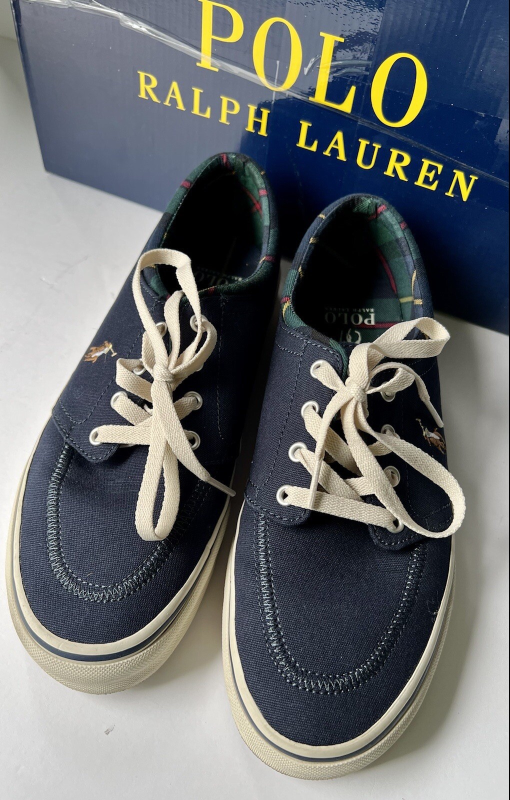 Polo Ralph Lauren Men's Faxon X Sneaker Hunter Navy/Gordon TRT, 8.5 | eBay