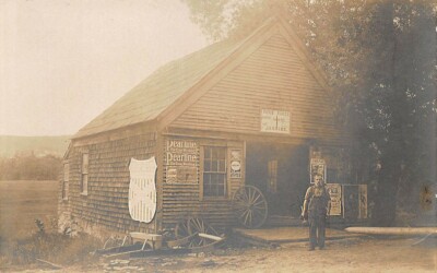 Canton ME David Baker Horse Shoeing and Jobbing Blacksmith Real Photo ...