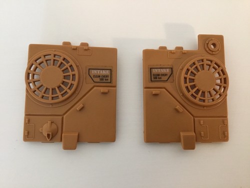 GI Joe Mauler MBT Left & Right Engine Covers - 1985 - Read Description ...