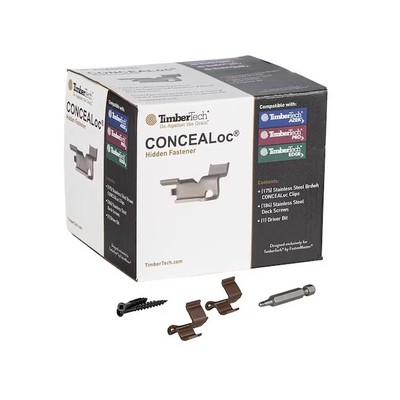TimberTech CONCEALoc Hidden Fastener - CLOCFAST 175 Clips For Grooved ...