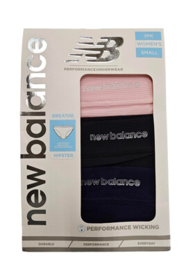 New Balance Women's Performance Underwear Breathable Hipster 3 Pack ...