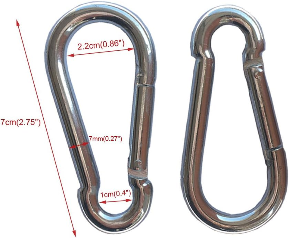 4 Pcs 2.8 Inches Flag Pole Snap Clip Hooks Flagpole Attachment ...