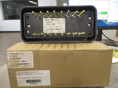 Durham Test Switch MP1708B-4242AB-8110 30A 600V 8P B/C W/Cover New ...