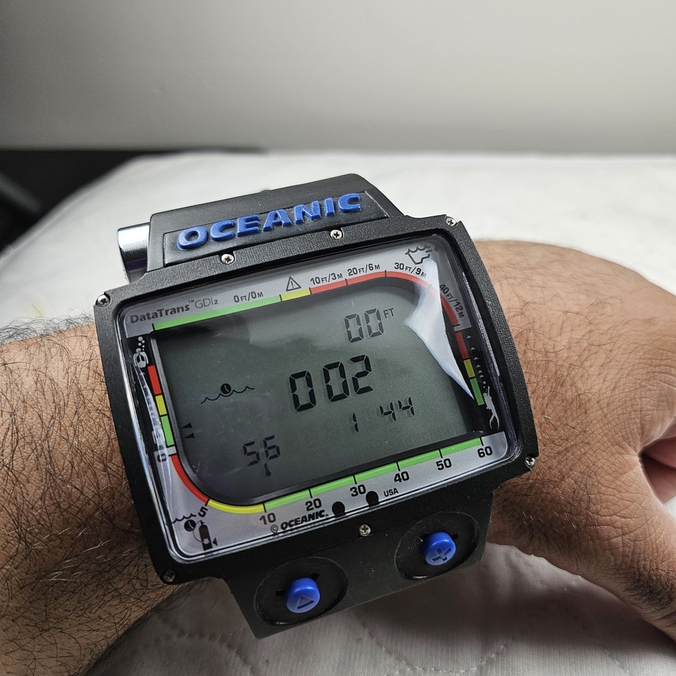 Oceanic DataTrans GDI2 Wireless Wrist Scuba Dive Computer Air ...