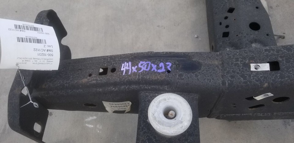 19 FORD F150 FRAME 5.0L 4X2 2WD SHORT FRONT FRAME SECTION *CUT* | eBay