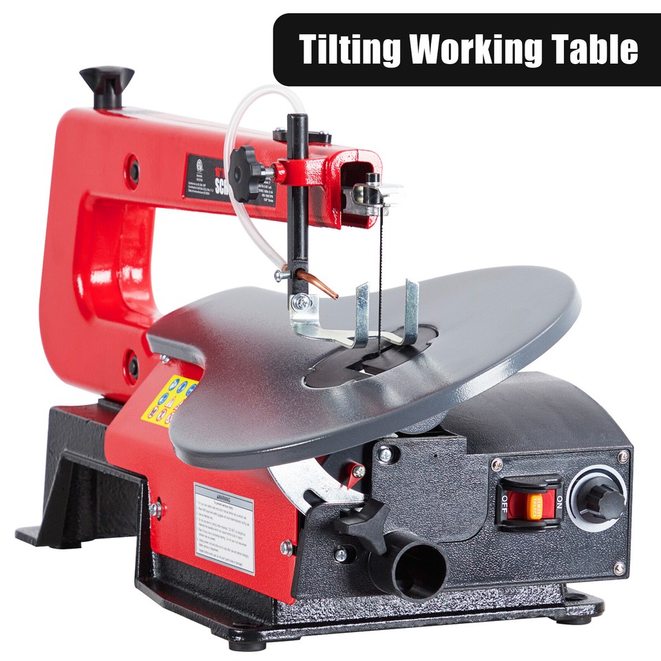 16-Inch Variable Speed Scroll Saw With Extra-Large Adjustable Tilting ...