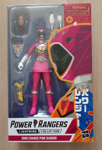 Power Rangers Lighting collection Dino Charge Pink Ranger Doll set New ...