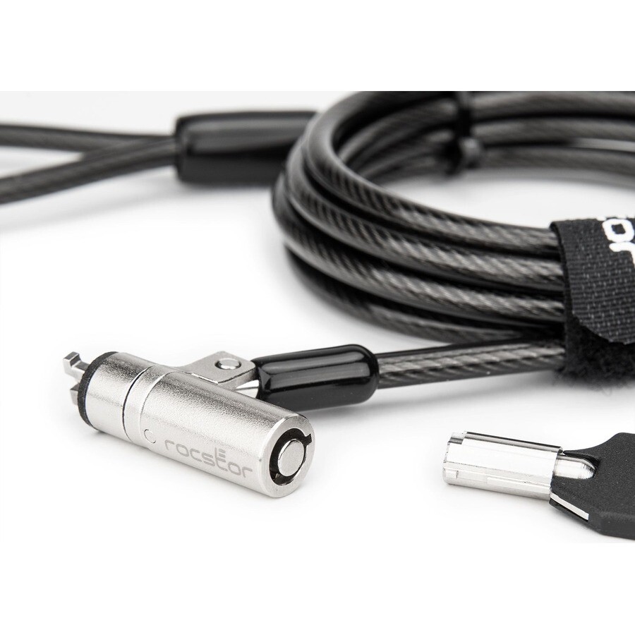 Rocstor N19 Security Cable Lock For Nano-Shaped Slots - (2) Keys - TAA ...