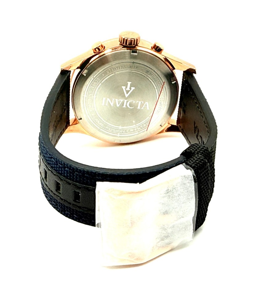 NEW INVICTA WATCH VINTAGE 40522-A 44MM DIFFERENT BAND /BLACK AND BLUE ...