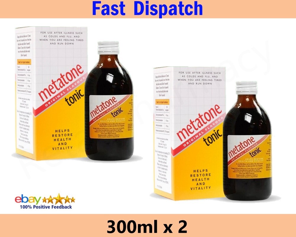 Metatone Original Flavour Tonic - 300 ml x 2 | eBay
