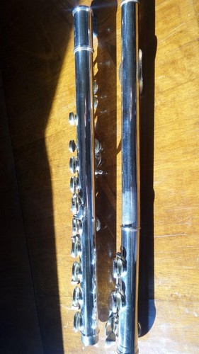 HERNALS JAPAN S210 -E- Vollsilberkopf Querflöte flute flauta flauto ...