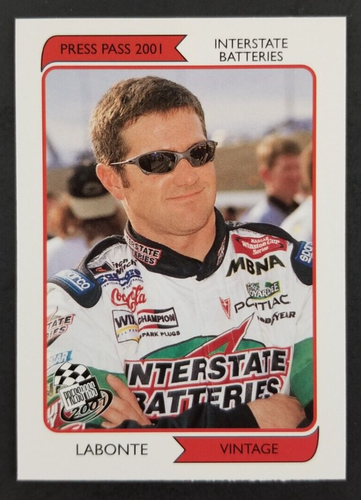 Bobby Labonte 2001 Press Pass NASCAR Racing Card #VN1 (NM) | eBay