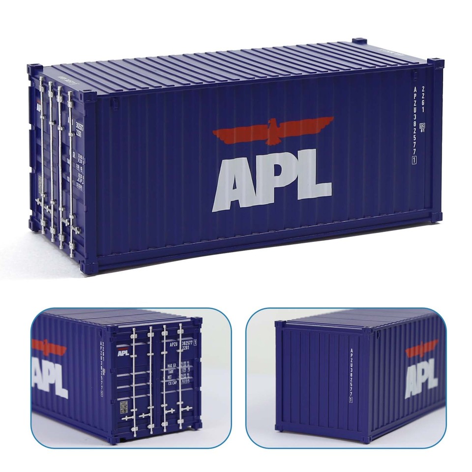 Evemodel O Scale 20ft Shipping Container 20' Cargo Box for Model ...