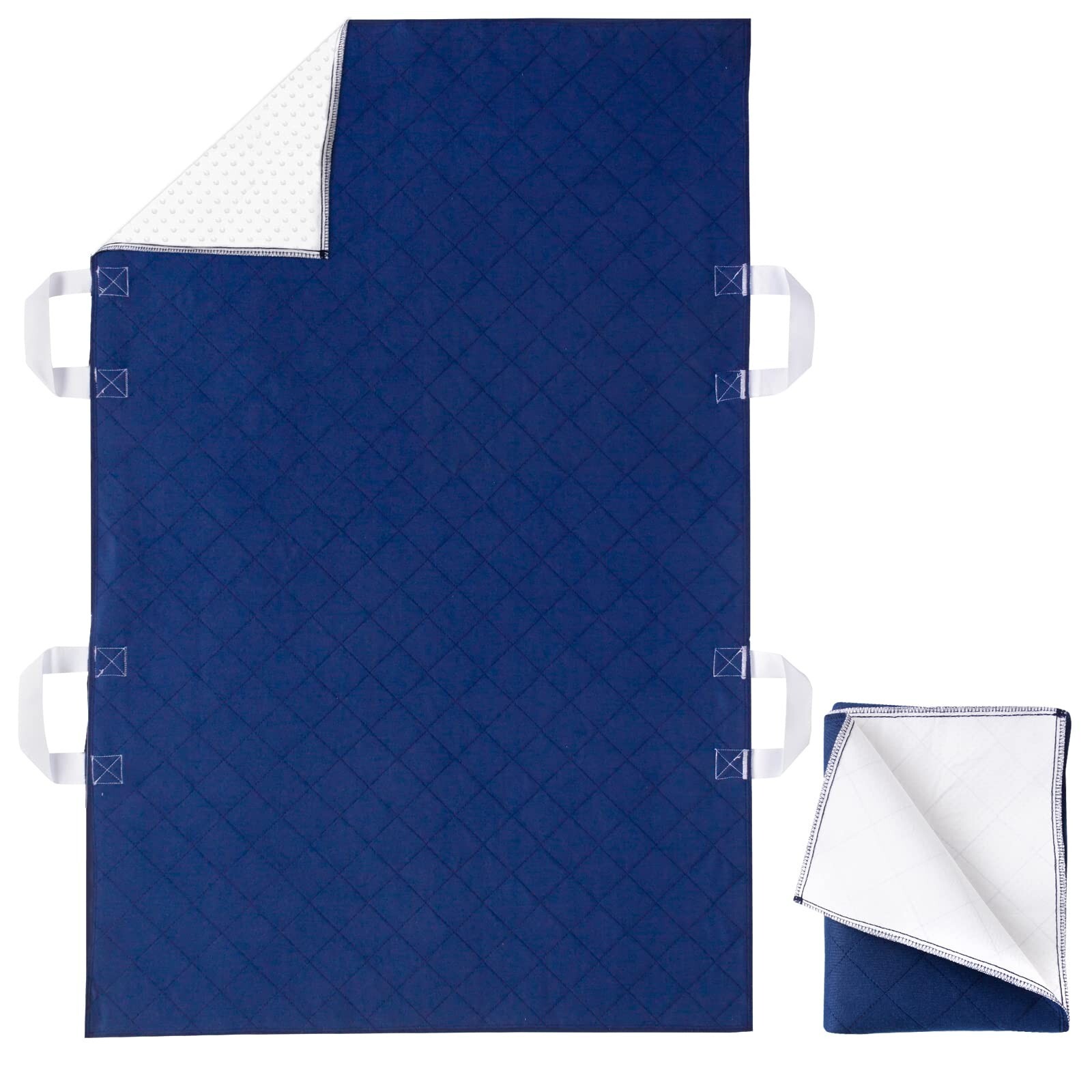 Positioning Bed Pad with 4 Handles, Waterproof Incontinence Bed Pads ...