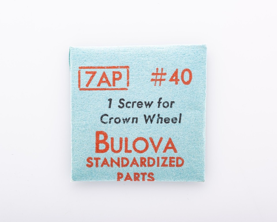 Original Bulova Crown Wheel Screw #40-Many Calibers Available! | eBay