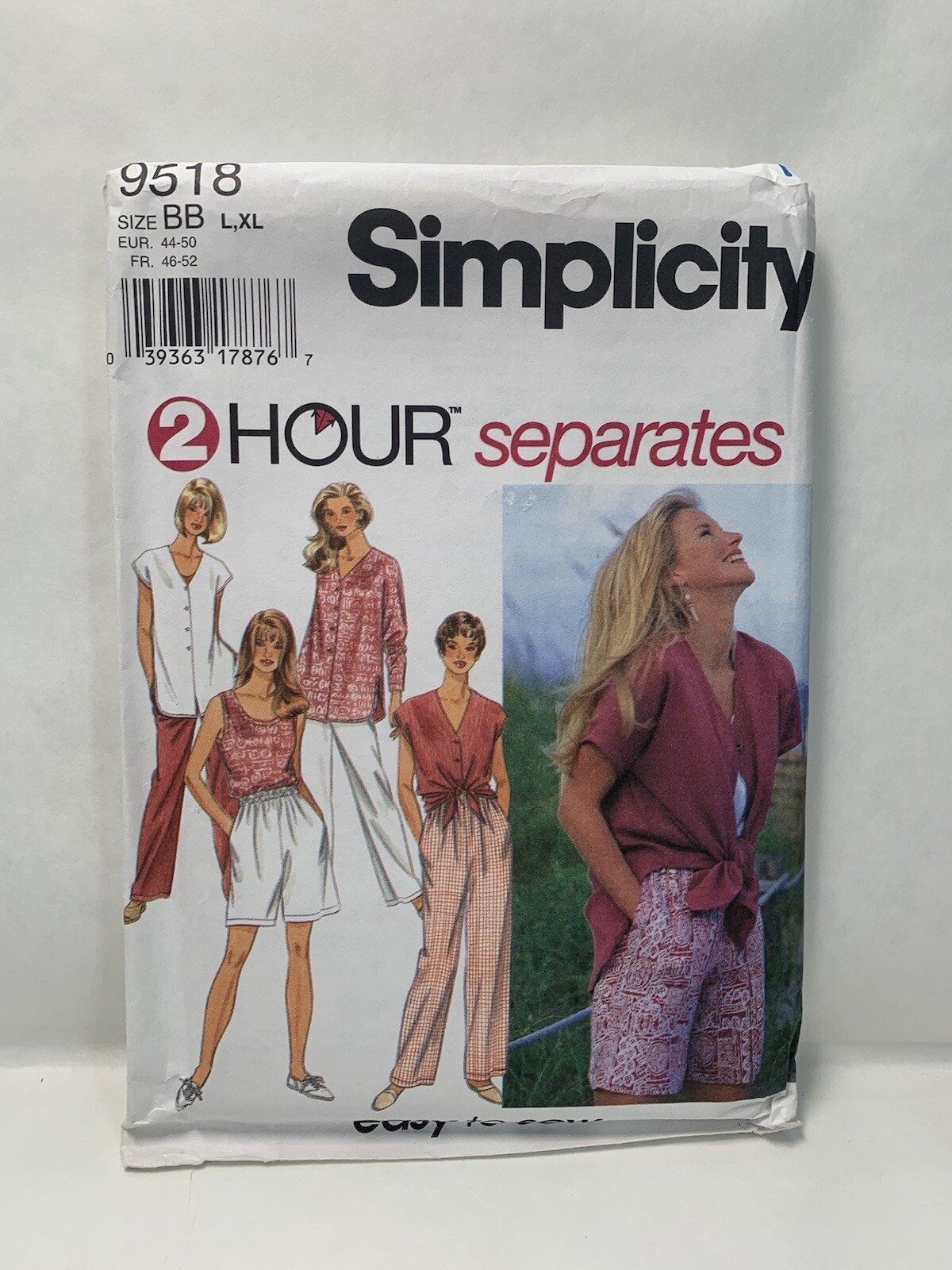 Simplicity 9518 Misses Pants Shorts Tops Shirt Pattern 18-24 Uncut | eBay