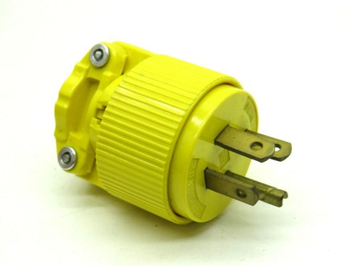 Arrow Hart 5783 Straight Blade Plug 20A 250V 3-Phase 3-Pole 4-Wire NEMA ...