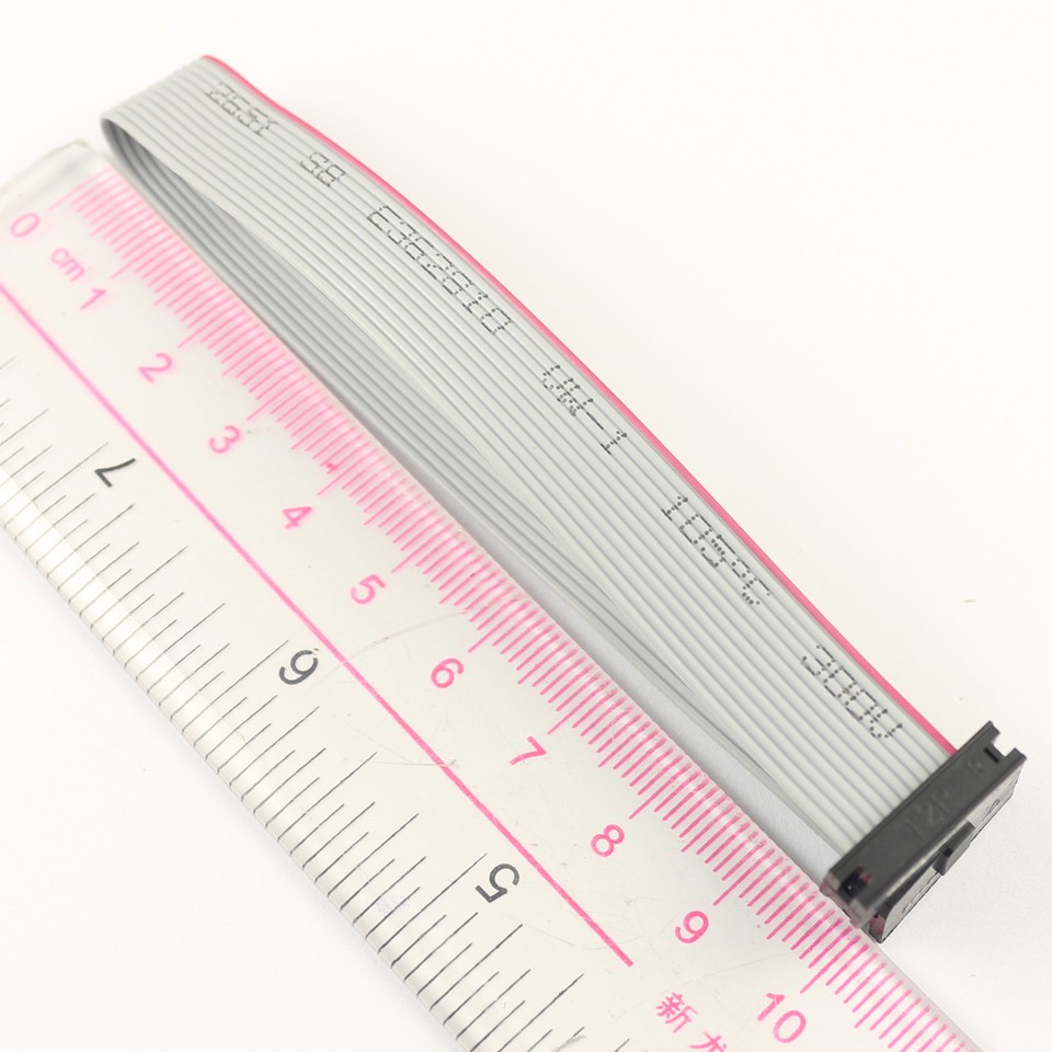 2Pcs 2mm Pitch 2x6 Pin 12 Wire 28 AWG Female IDC Flat Ribbon Cable ...