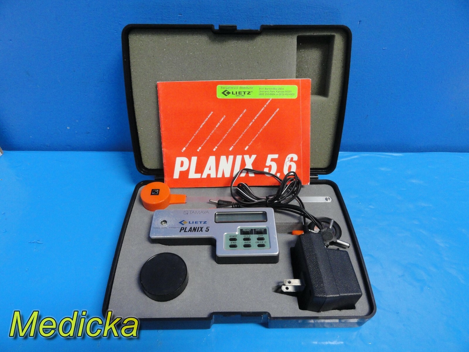 LEITZ Tamaya Planix 5 Digital Planimeter With Carrying Case ~ 21991 | eBay