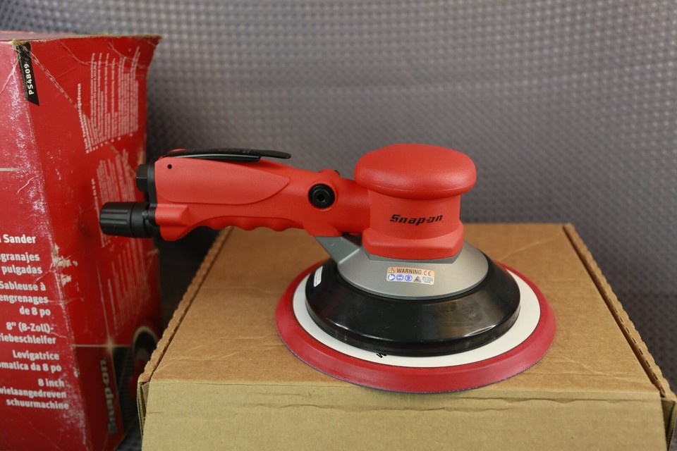 Snap-on™ PS4809 8" Low Vibration Geared Sander w Adjustable Grip | eBay