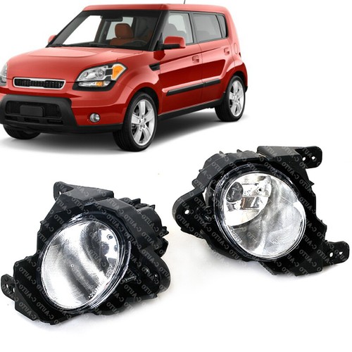 Pair For KIA Soul 2010-2013 Front Bumper Running Lamp Fog Lamp LH & RH ...