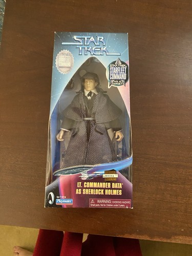 Playmates 9" Star Trek Next Generation Data As Sherlock Holmes Loose ...