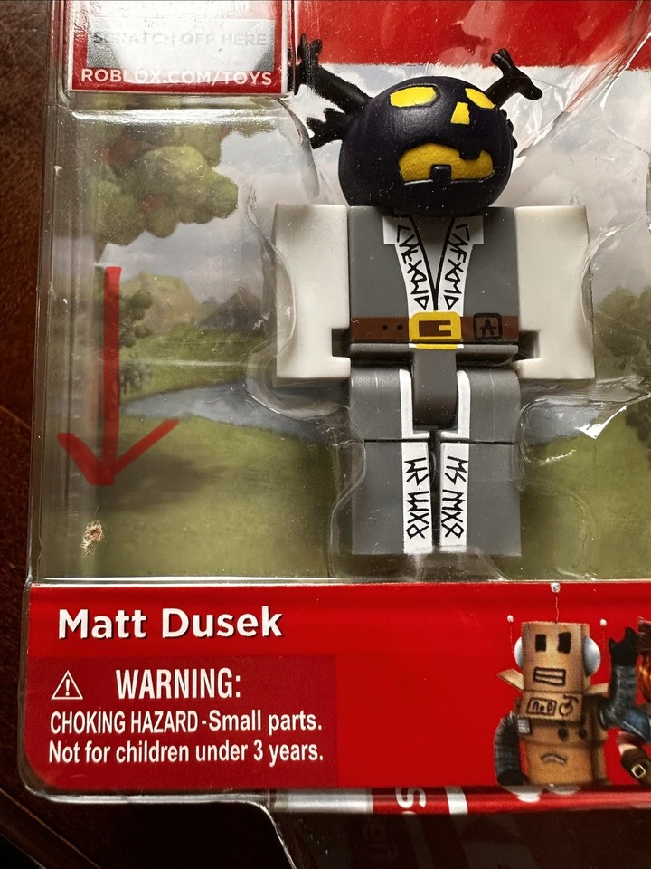 ROBLOX Matt Dusek Action Figure Series 1 New & Sealed With Code Rare ...