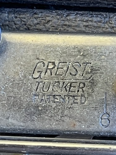 LOT Vtg Sewing Machine Attachments Greist Tucker Ruffles Hemmer Binder ...