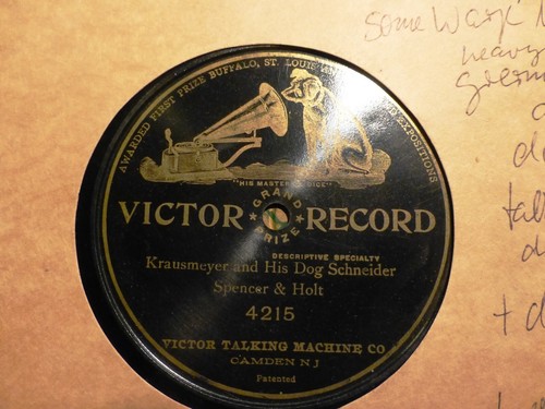 1904 German Parody KRAUSMEYER & HIS DOG SCHNEIDER Spencer Holt GRAND ...