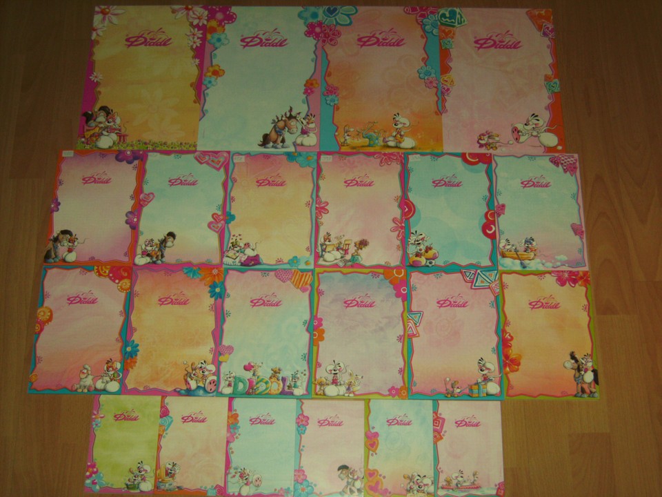 Diddl Block Blätter Sammlung Sondereditionen AUSWAHL Doro, Glitter ...