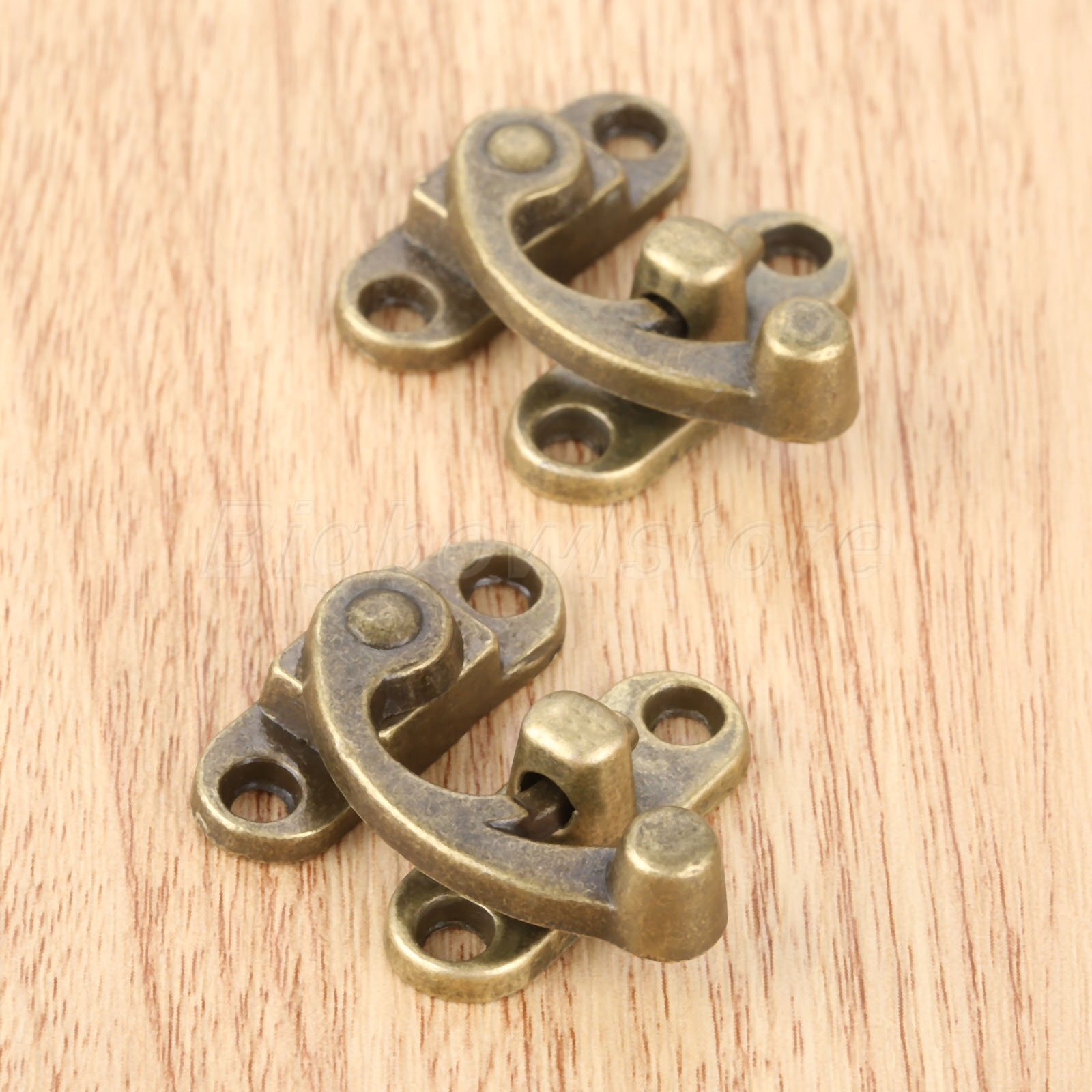 1 Pair Suitcase Jewelry Box Latch Clasps Trinket Lock Clasp Hardware ...