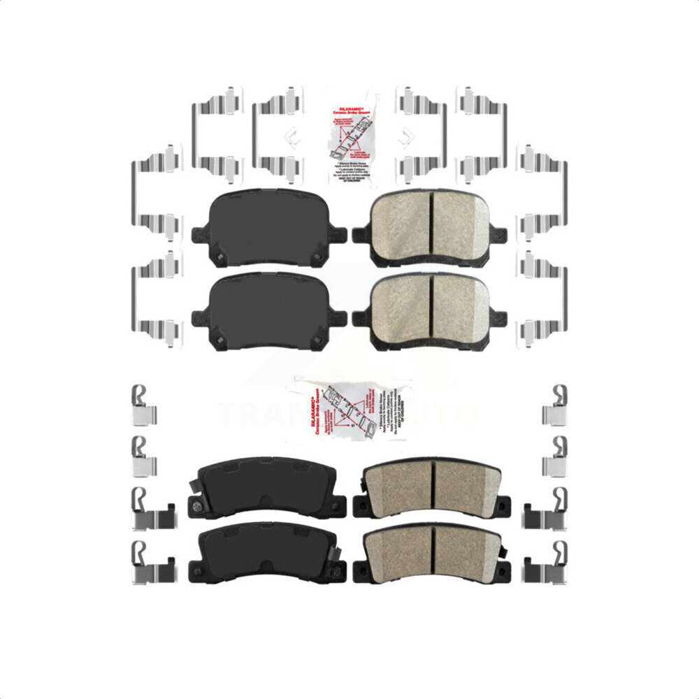AmeriBRAKES Front Rear Ceramic Disc Brake Pads Kit, fits Camry RX300 | eBay