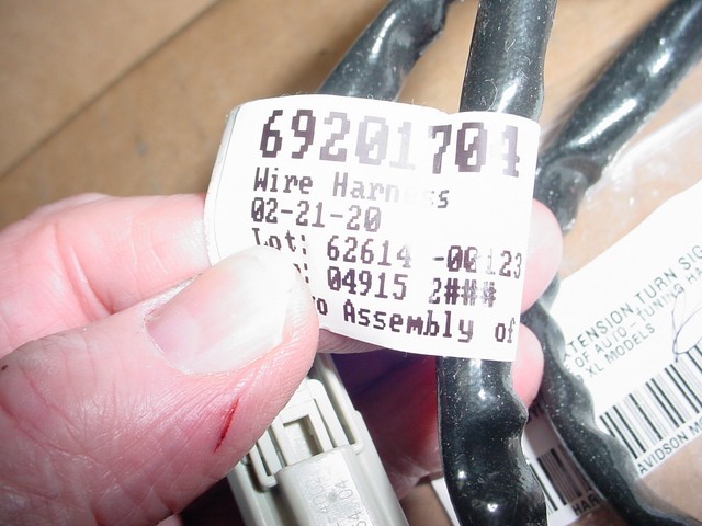 Harley-Davidson 69201704 Oxygen Sensor Harness Extension for sale ...