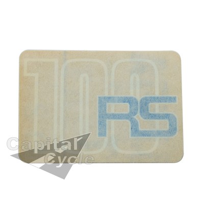 BMW R100 RS Seat Bench Decal Sticker Silver | eBay