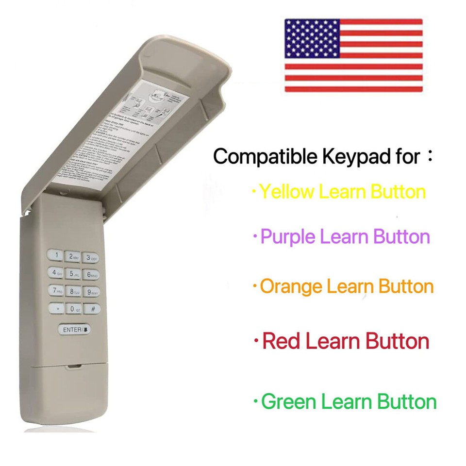 For Liftmaster Craftsman Garage Door 877LM 877MAX Wireless Keypad ...
